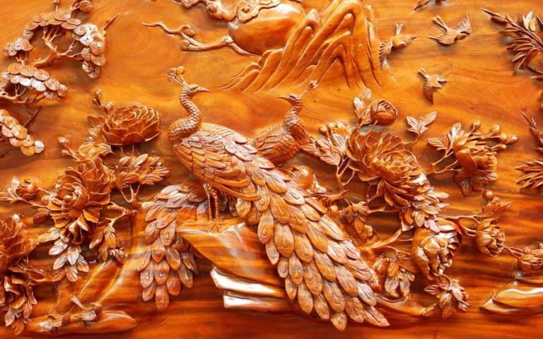 Tranh dán tường Điêu Khắc như thật 5D078