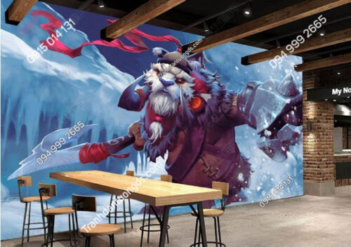 100+ Mẫu tranh dán tường quán game internet 3D 5D 8D